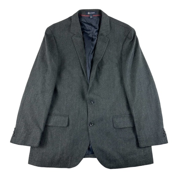 J. Crew Factory | Suits & Blazers | J Crew Charcoal Gray Herringbone ...